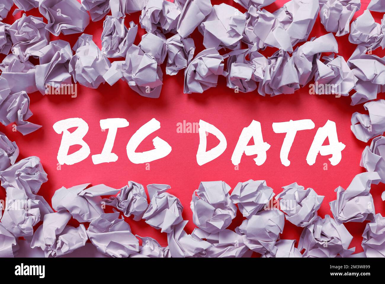 Conceptual display Big Data. Word for sets that so complex that ...