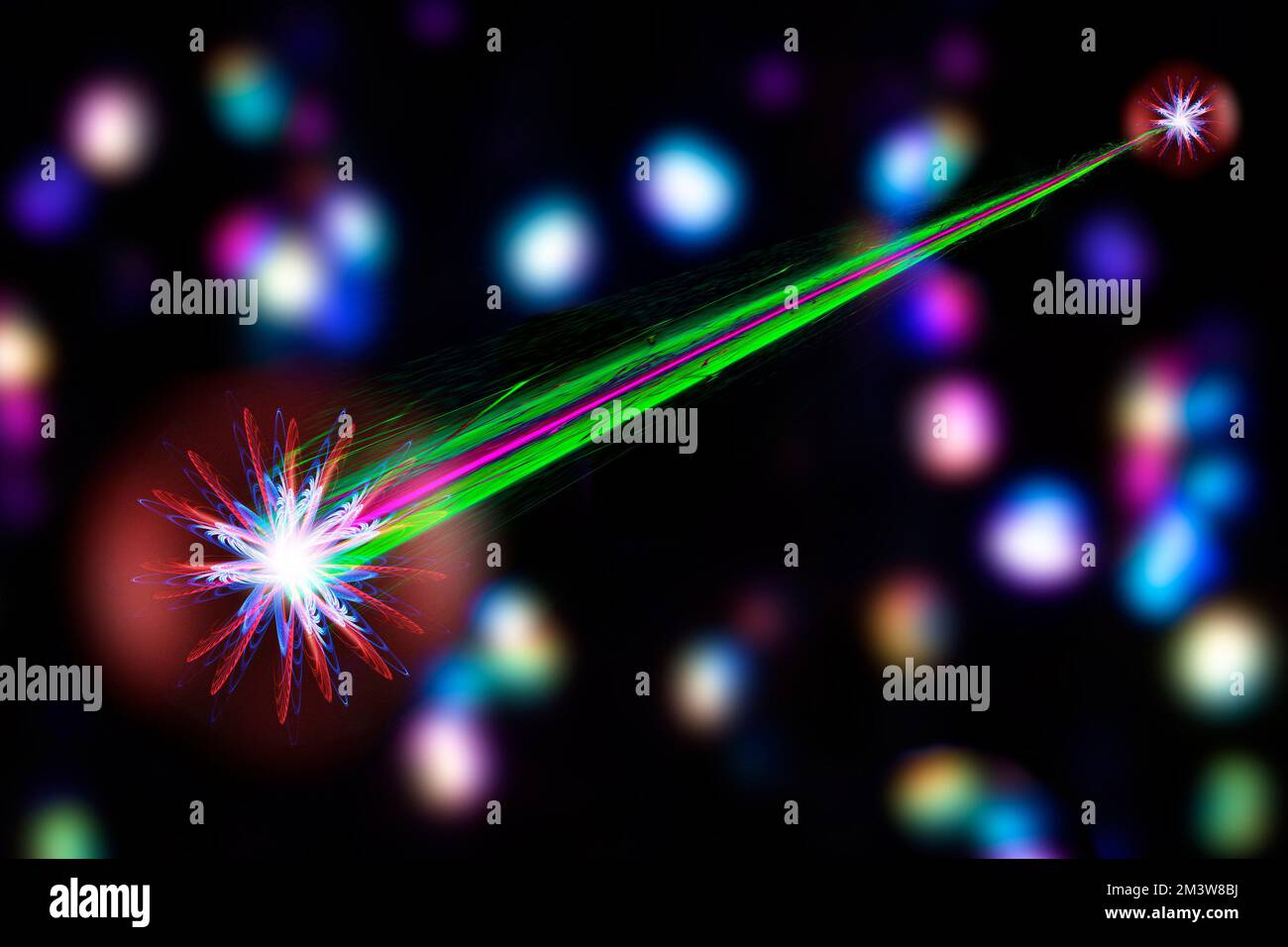 Quantum entanglement, conceptual illustration Stock Photo - Alamy