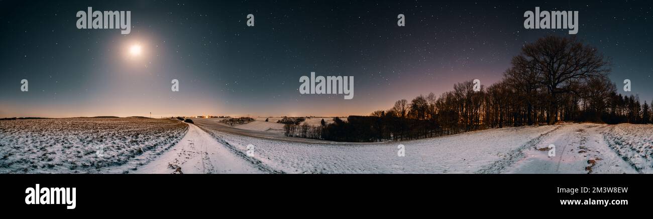 Moon night sky field hi-res stock photography and images - Alamy