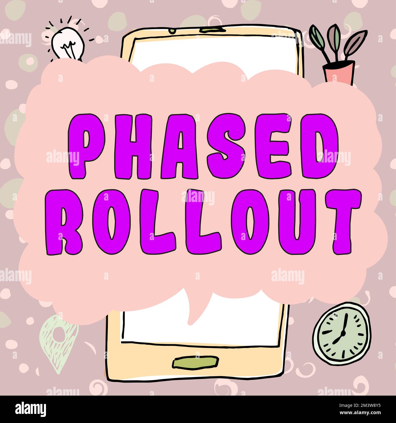 Text showing inspiration Phased Rollout. Word Written on the practice of prescription drug ...