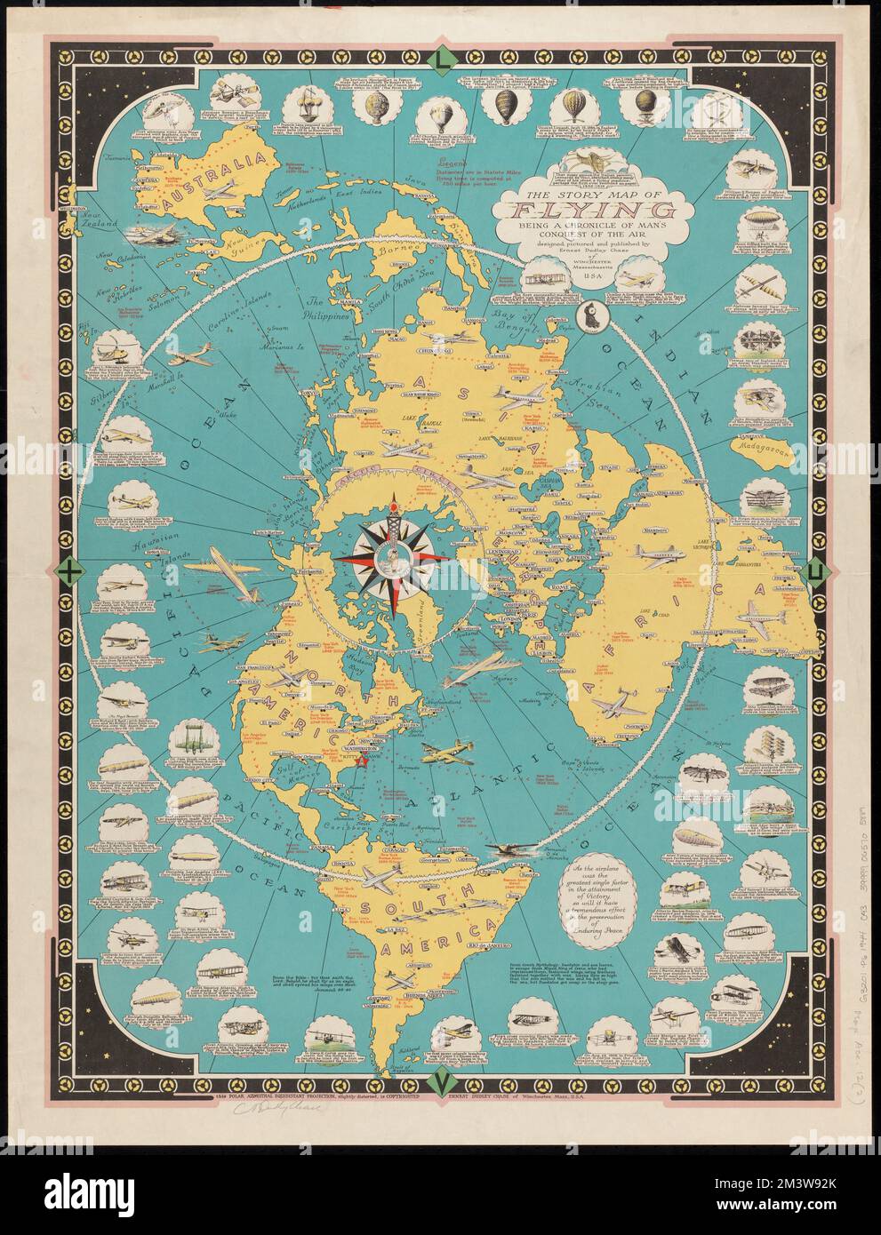 The story map of flying : being a chronicle of man's conquest of the ...