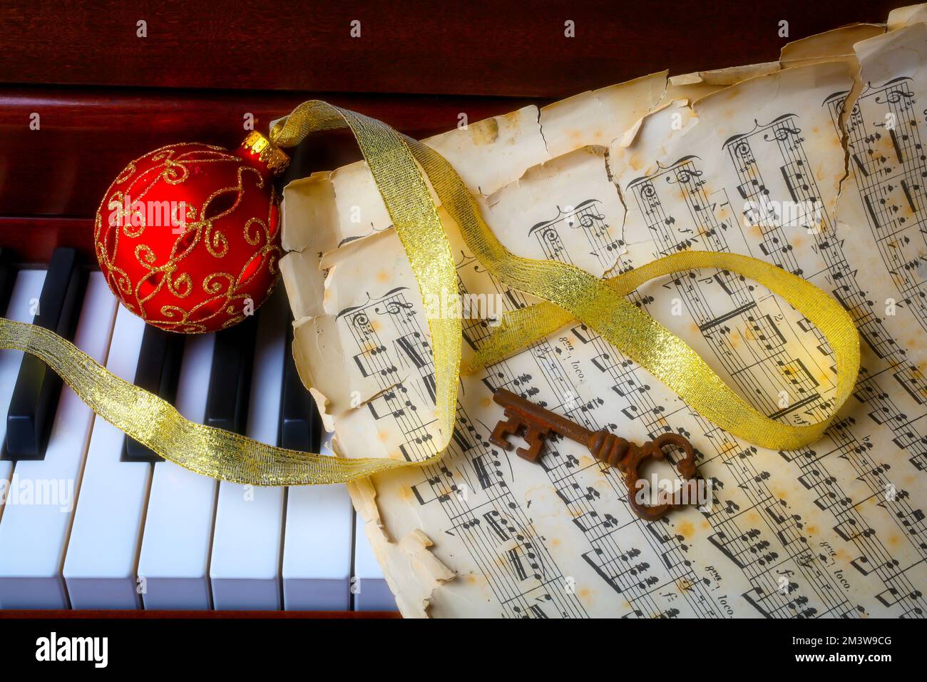 Red keyboard christmas decoration hi-res stock photography and images ...