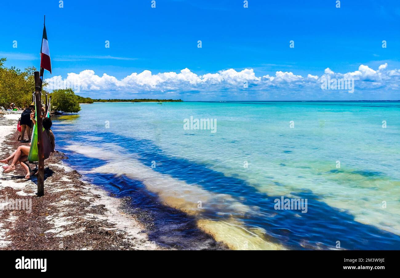 Holbox Quintana Roo Mexico 17. May 2022 Panorama landscape view on ...