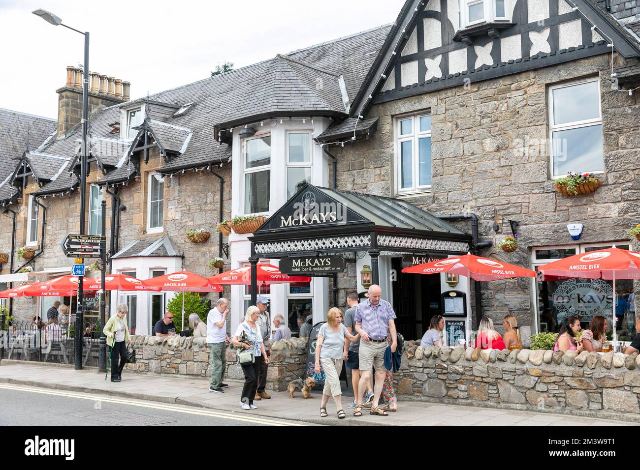 Pitlochry,Perthshire,Scotland and McKays hotel restaurant and cafe in ...