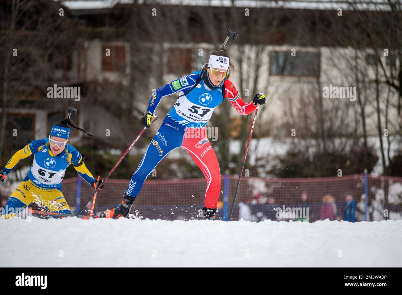 CHEVALIER Chloe during the BMW IBU World Cup 2022, Annecy - Le Grand ...