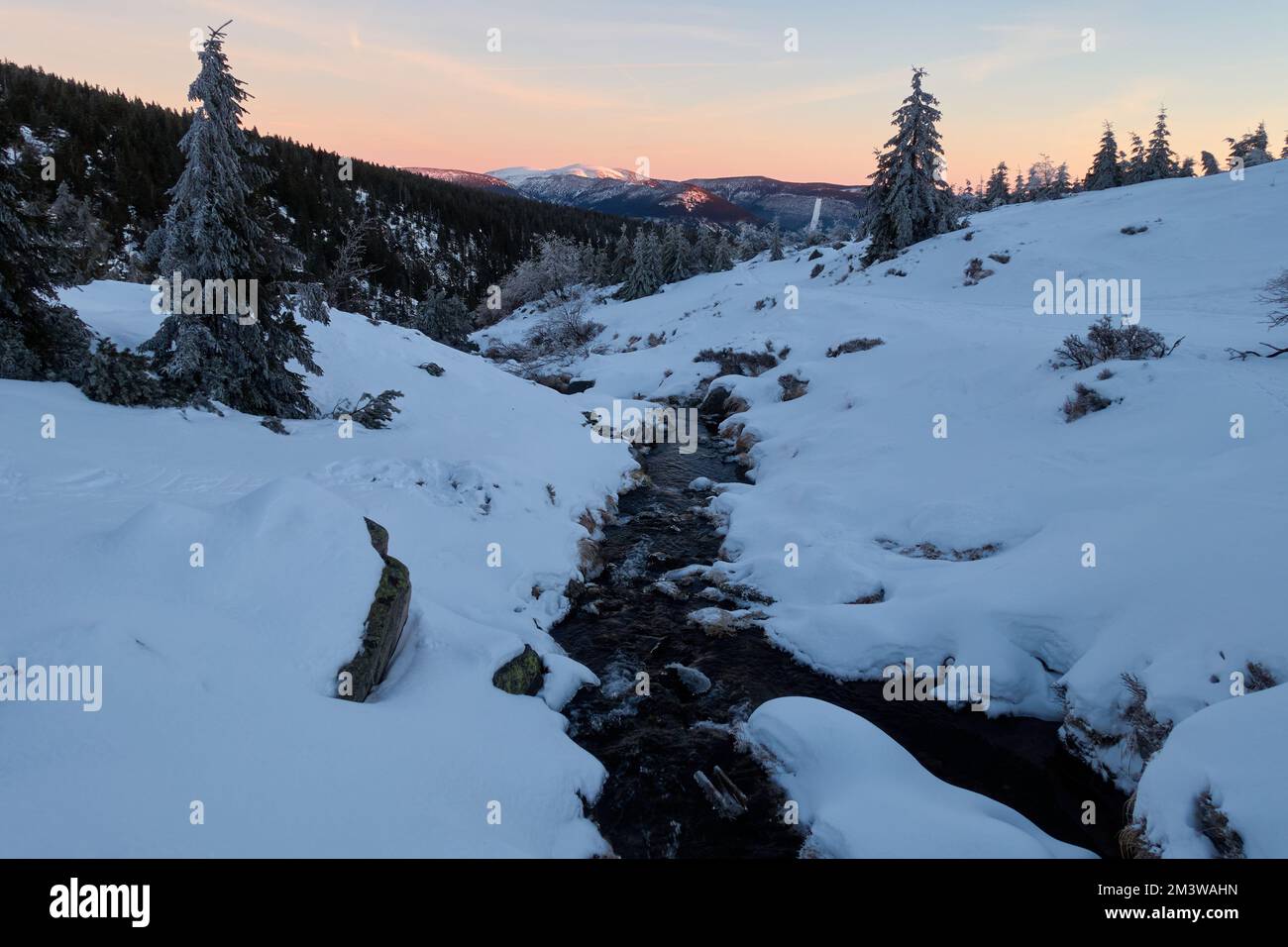 Labe near Labska bouda in the Giant Mountains , January 15, 2022 (CTK ...