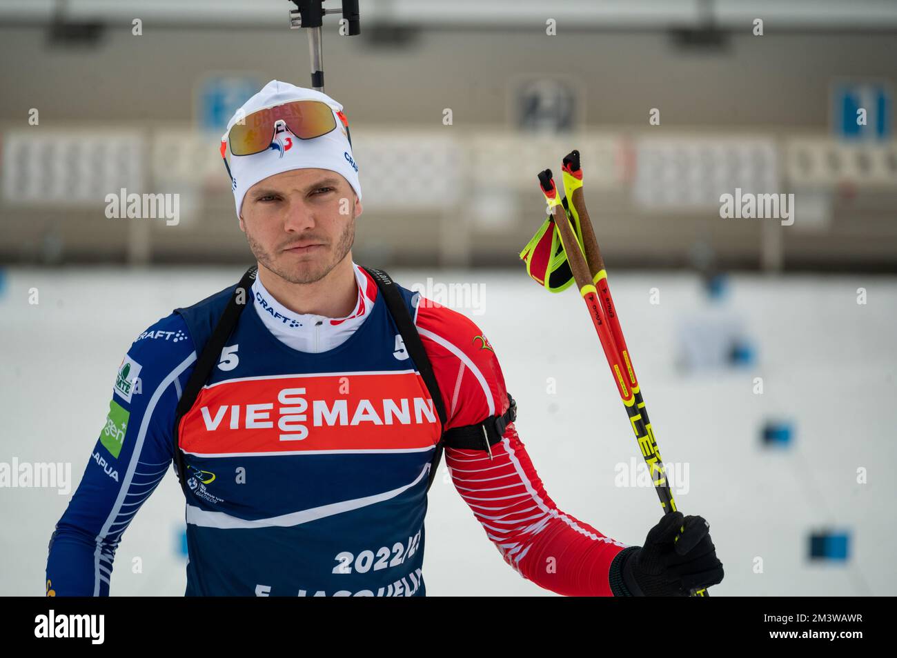 Emilien Jacquelin during the BMW IBU World Cup 2022, Annecy - Le Grand ...