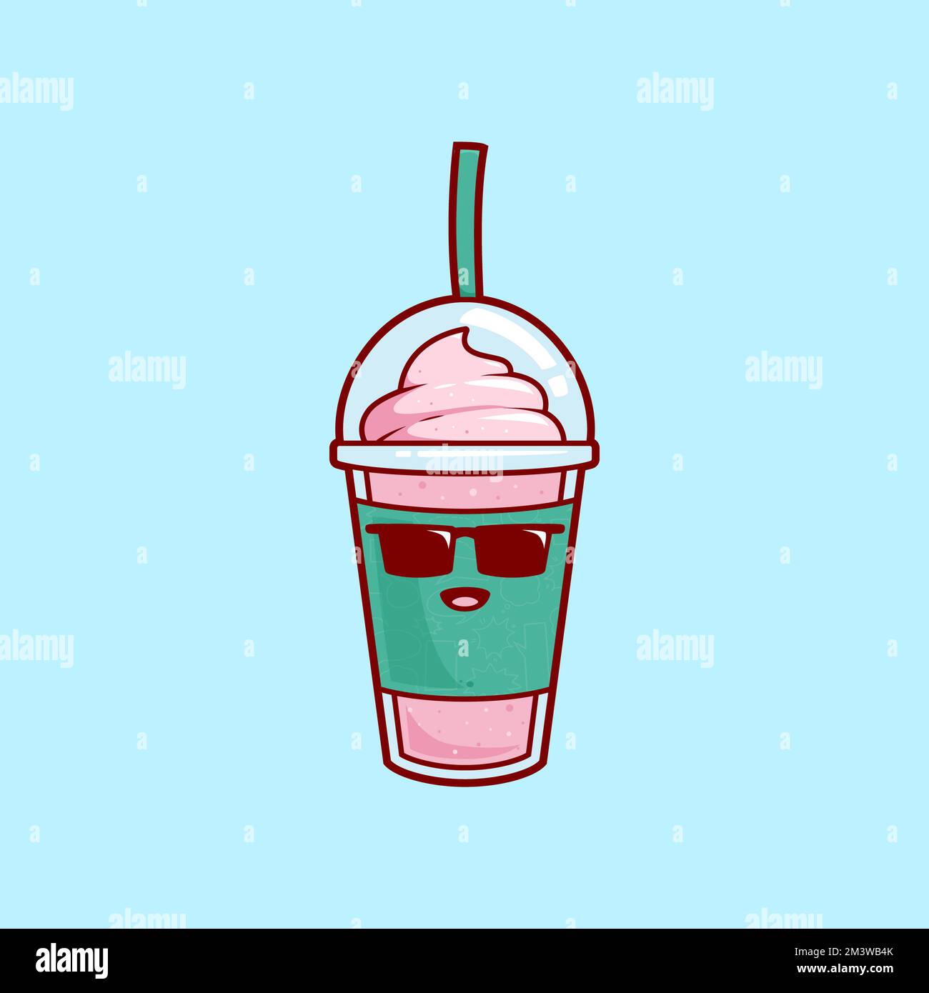 Cartoon character ice cream shake hi-res stock photography and images ...