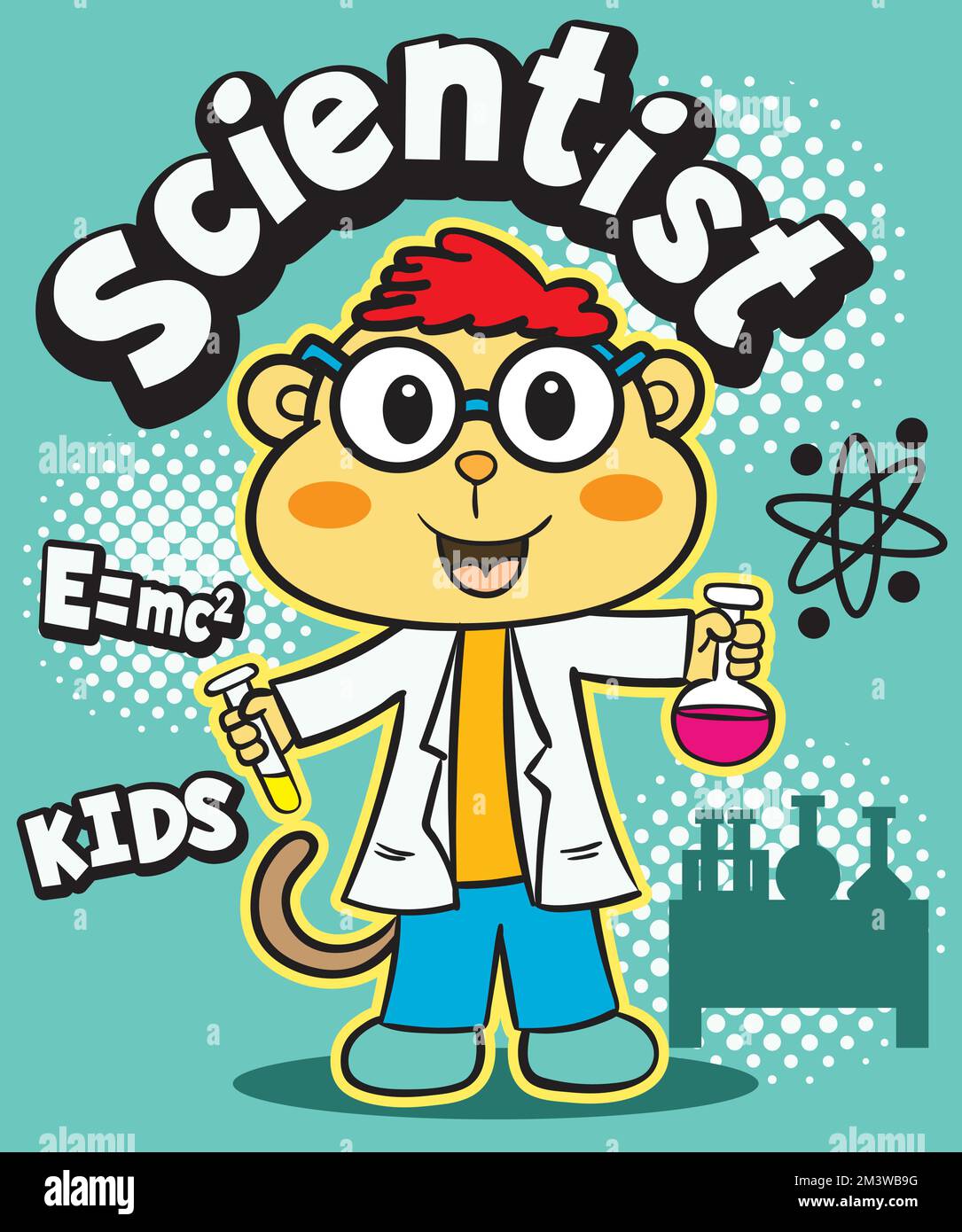 Scientist poster Stock Vector Images - Alamy