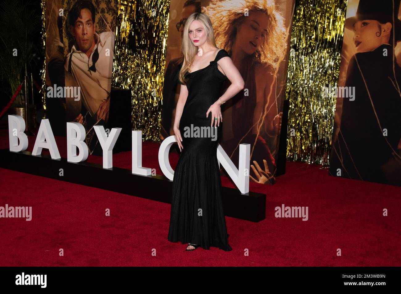 15 December 2022 - Los Angeles, California - Elle Fanning. "Babylon ...