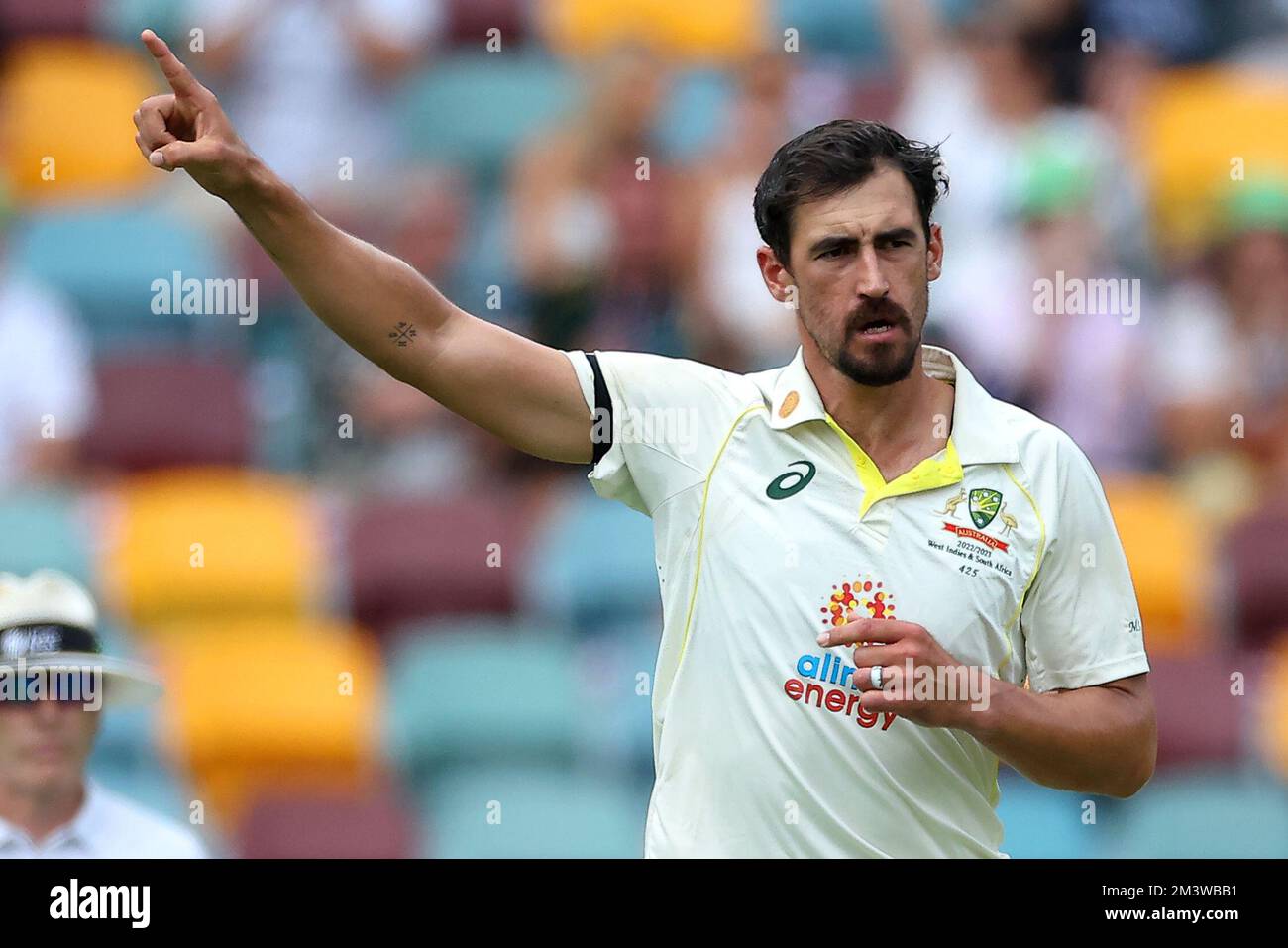Brisbane, Australia. 17th Dec, 2022. Mitchell Starc of Australia ...