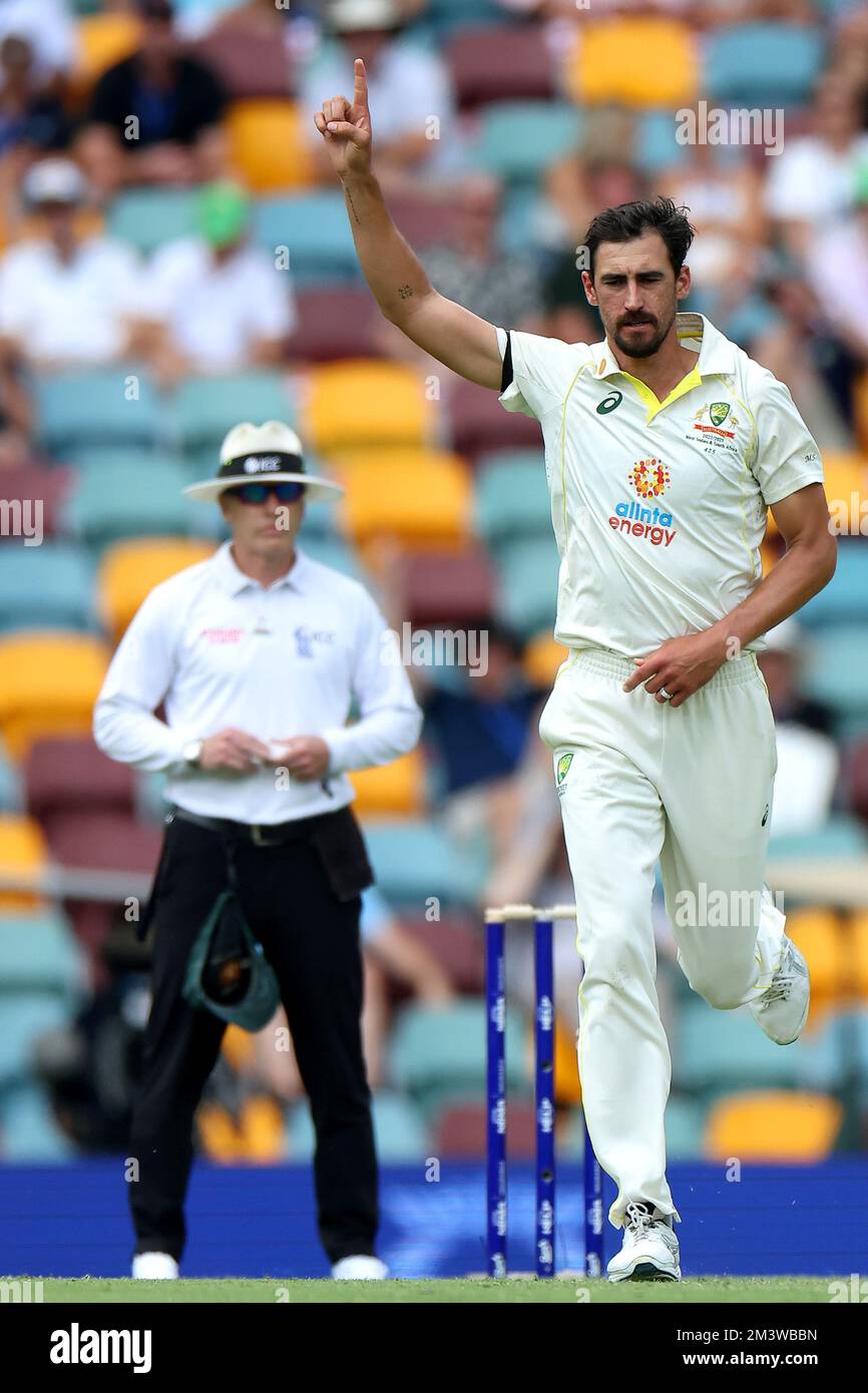 Brisbane, Australia. 17th Dec, 2022. Mitchell Starc of Australia ...