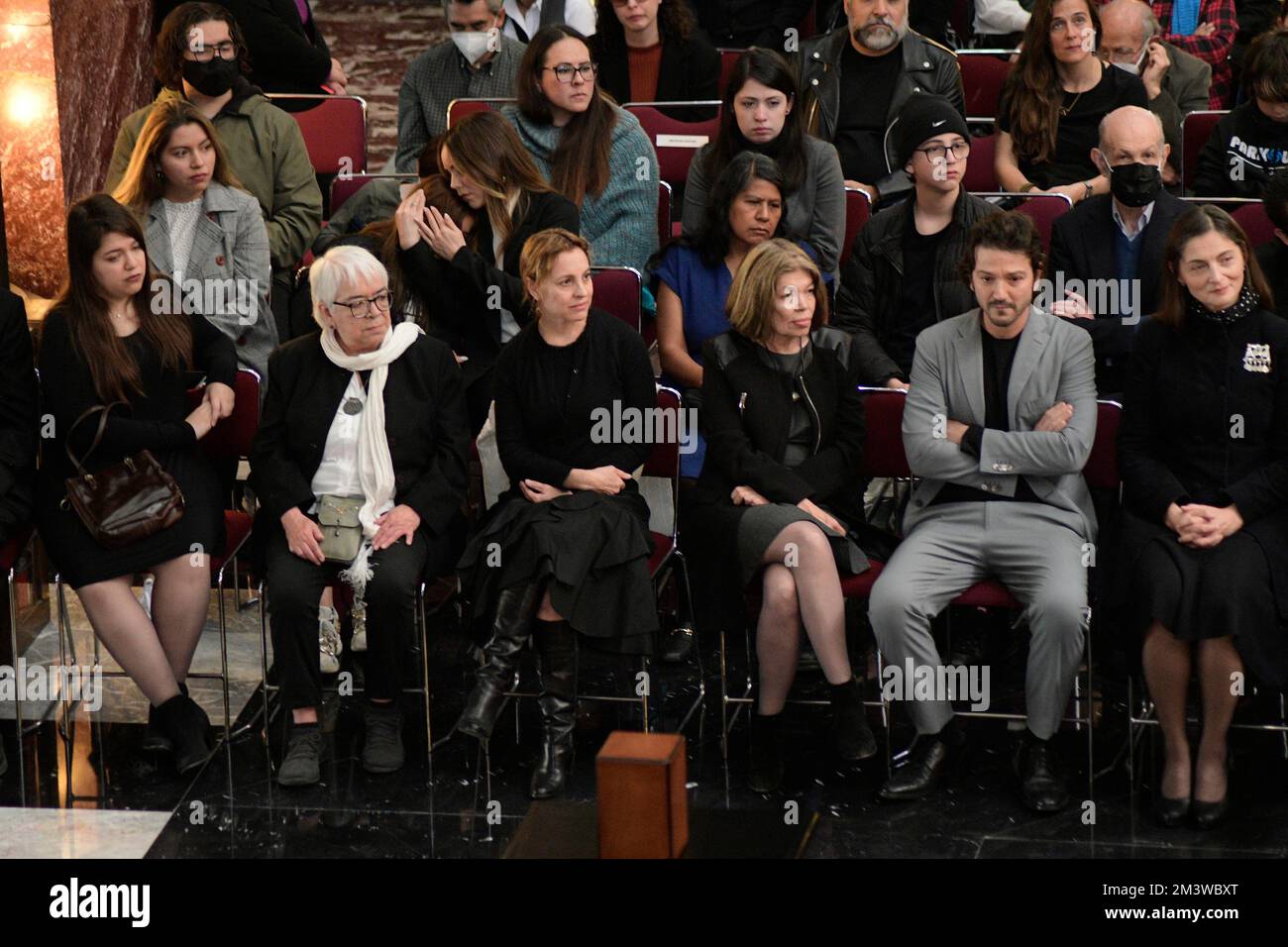 December 16, 2022, Mexico City, Mexico: Diego Luna accompanied by his ...