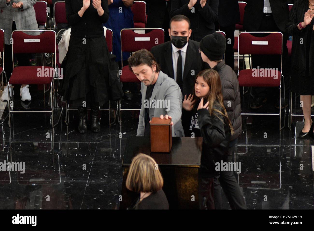 Mexico City, Mexico. 16th Dec, 2022. Diego Luna .accompanied by his ...