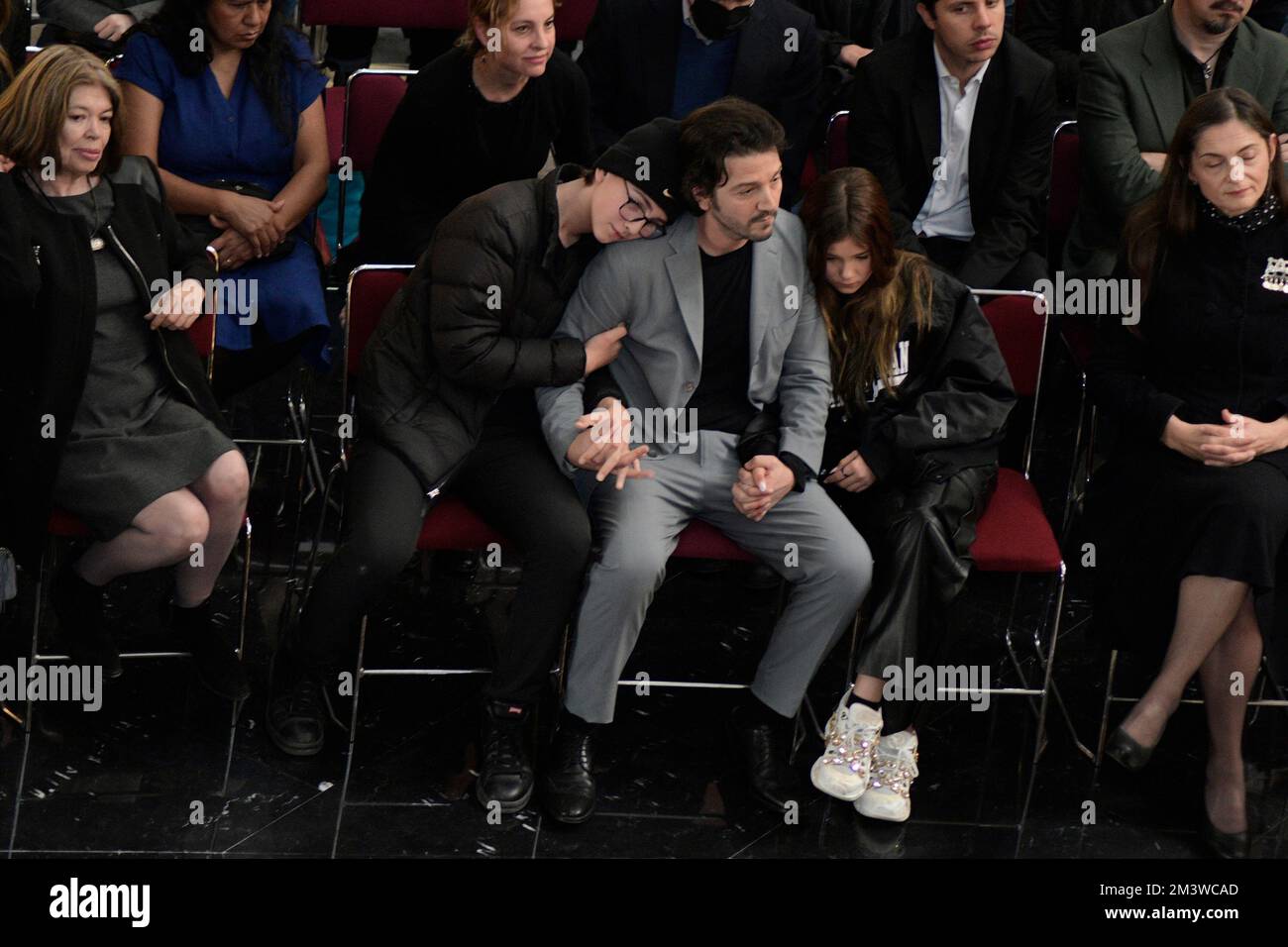 Mexico City, Mexico. 16th Dec, 2022. Diego Luna .accompanied by his ...