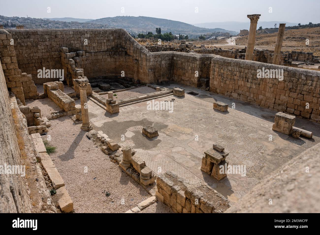 Byzantine Church of Saints Cosmas and Damianus in Gerasa, Jerash ...