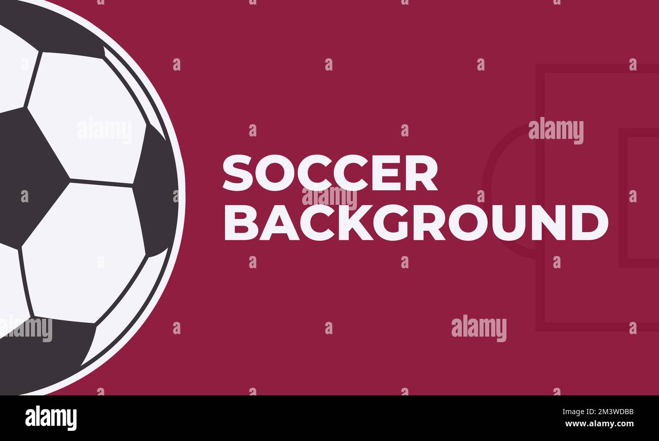 Soccer Template design , Football graphics banner, Sport Qatar cup ...