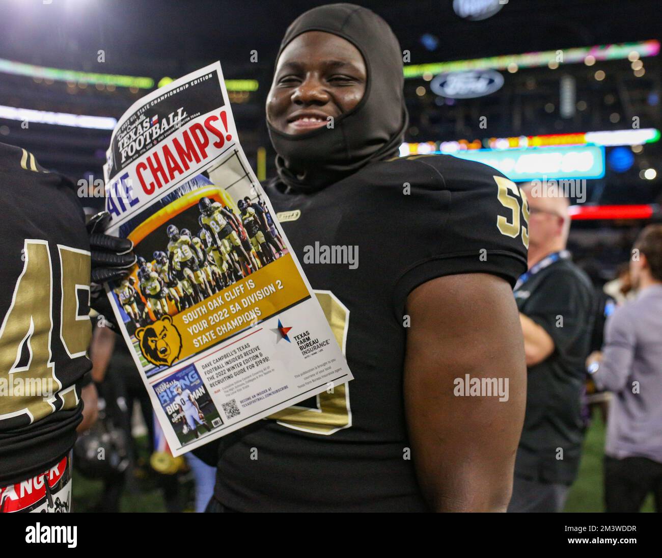 Dallas, TX, USA. 16th Dec, 2022. South Oak Cliff's Kel Vohn Kendricks ...