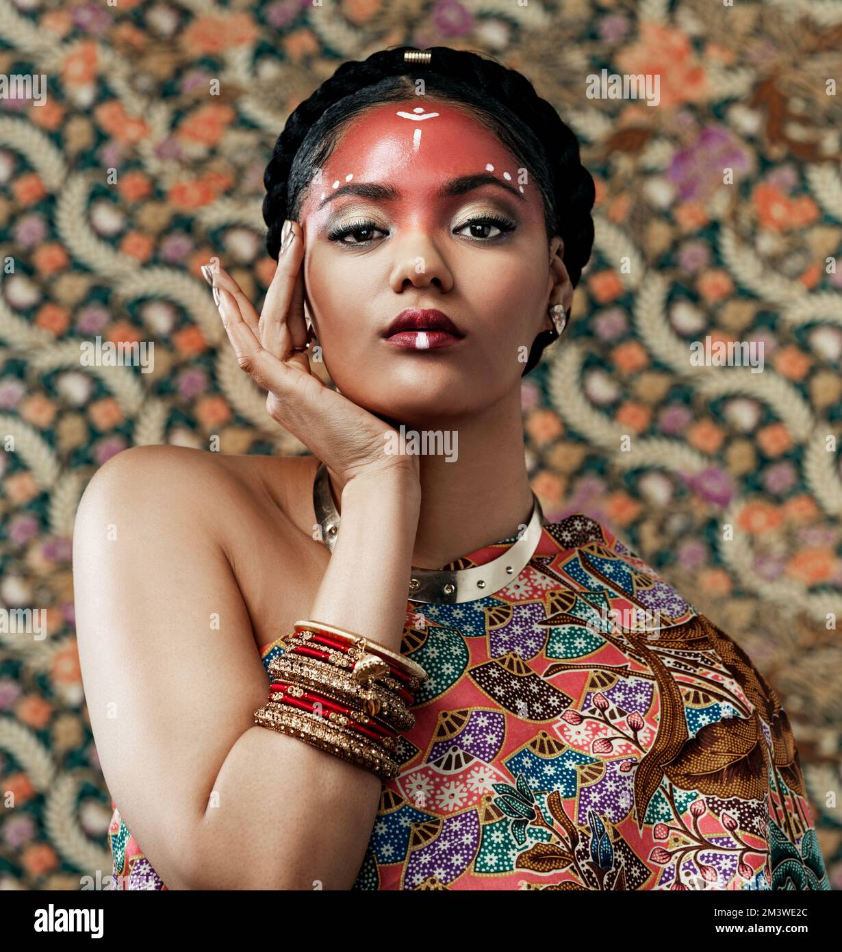 Real beauty comes from staying true to yourself. Portrait of an ...