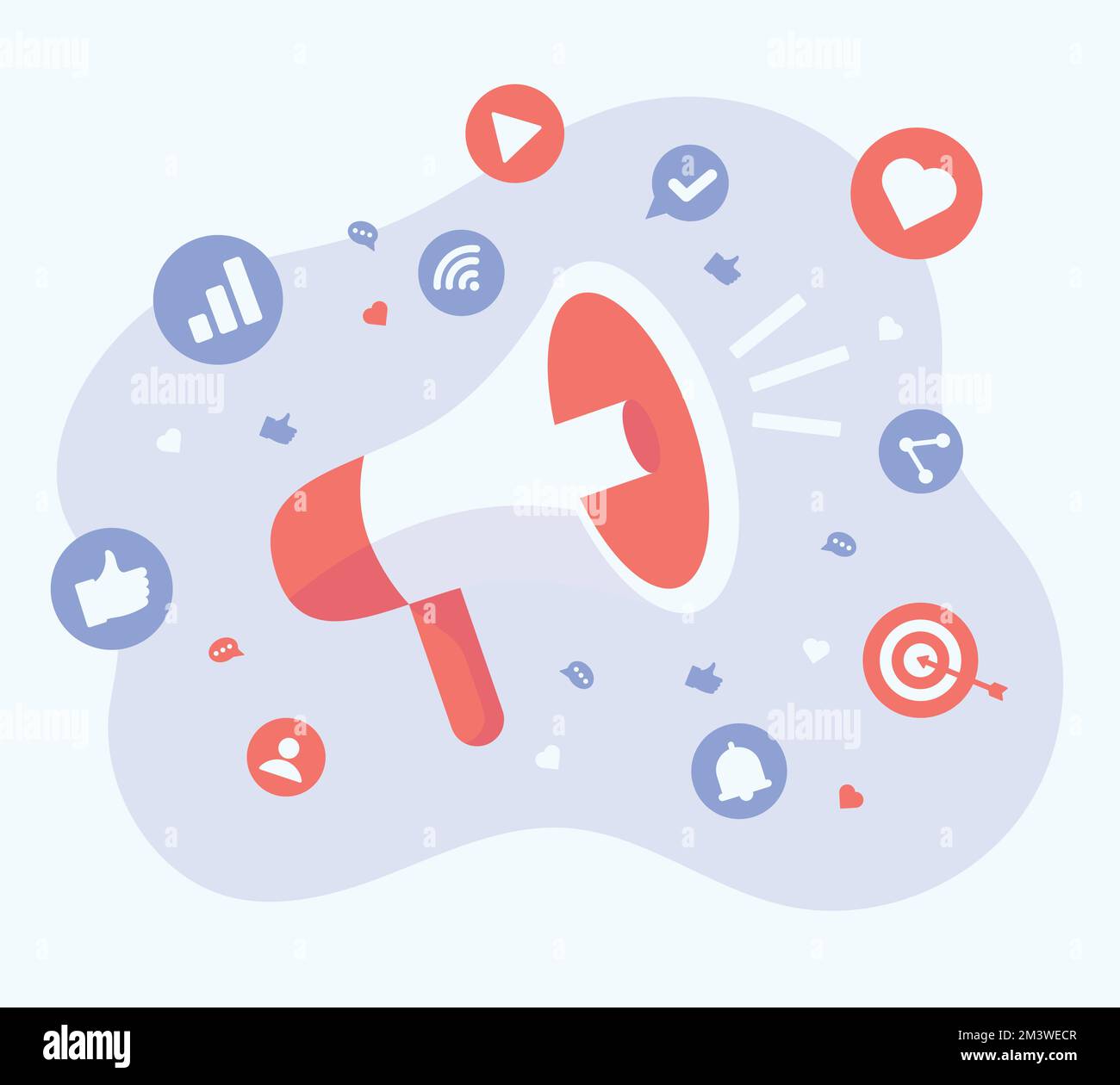 Digital marketing concept. Social media Marketing strategy and business ...