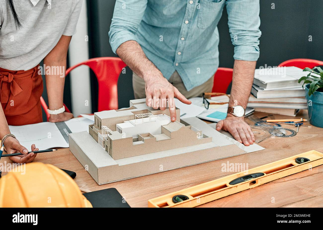 Their creation will be the most successful ever. Closeup shot of two ...