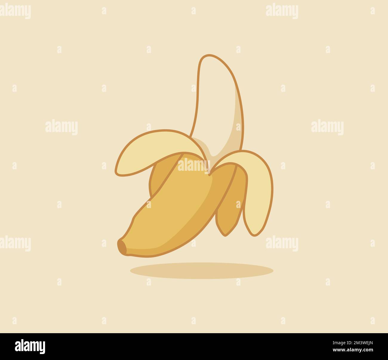 Cute banana cartoon vector illustration Stock Vector Image & Art - Alamy