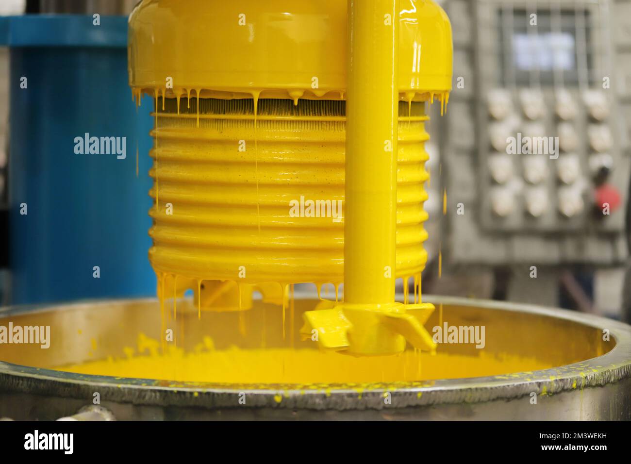production of general industrial paints or wood paints Stock Photo - Alamy