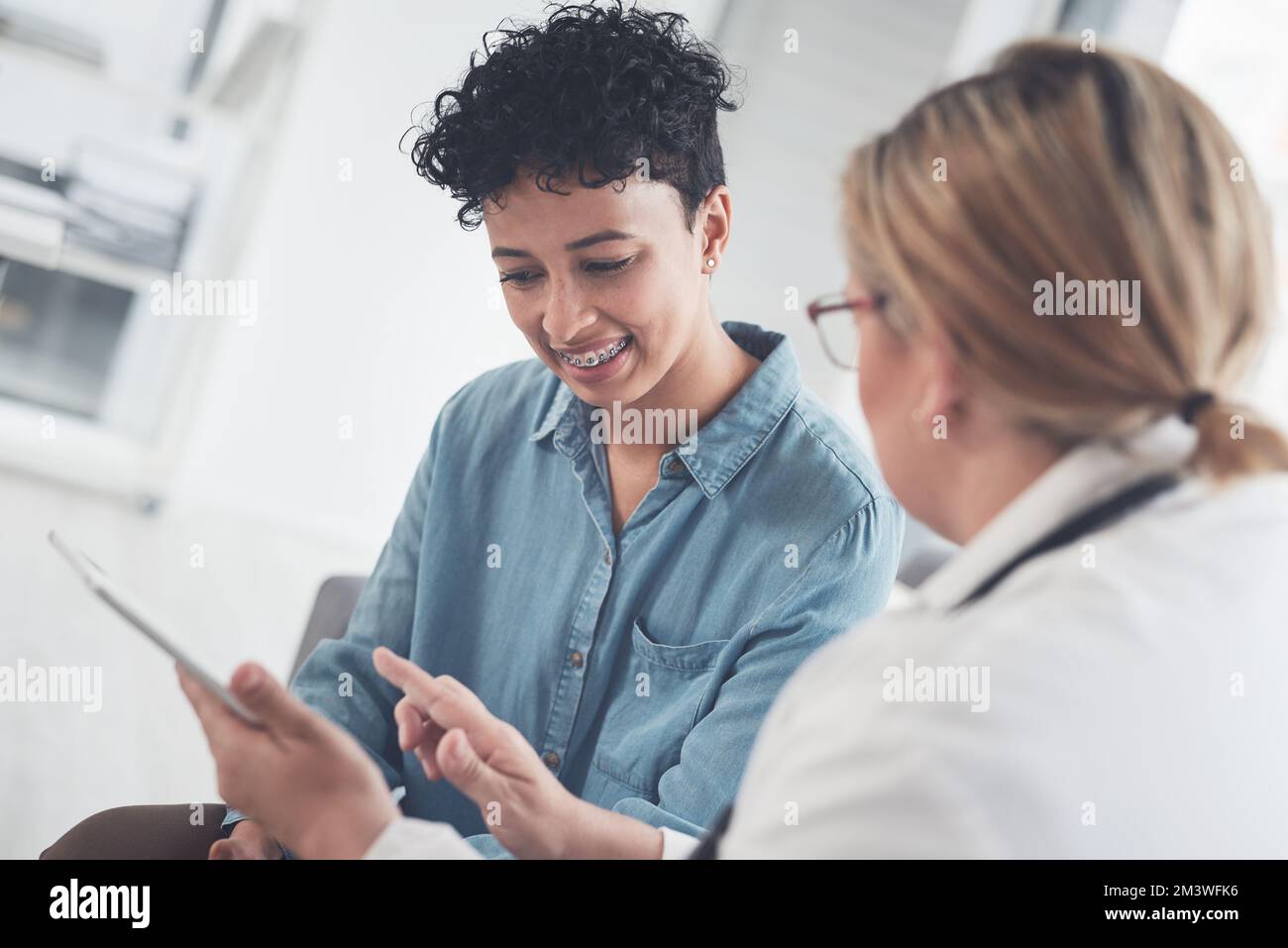 Female doctor looks like hi-res stock photography and images - Alamy