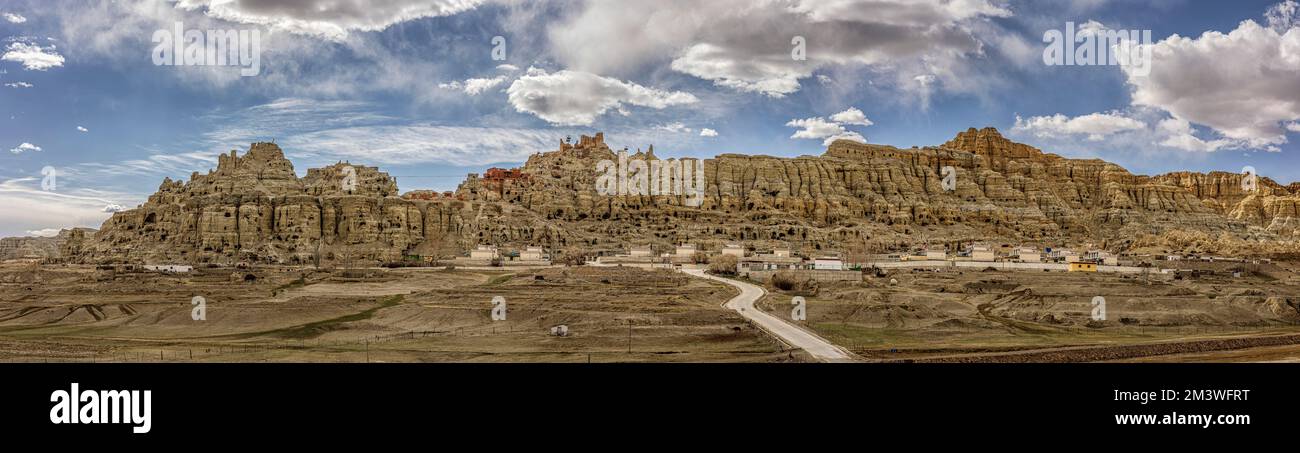 A beautiful landscape of Dongga Ruins in Tibet, China Stock Photo - Alamy