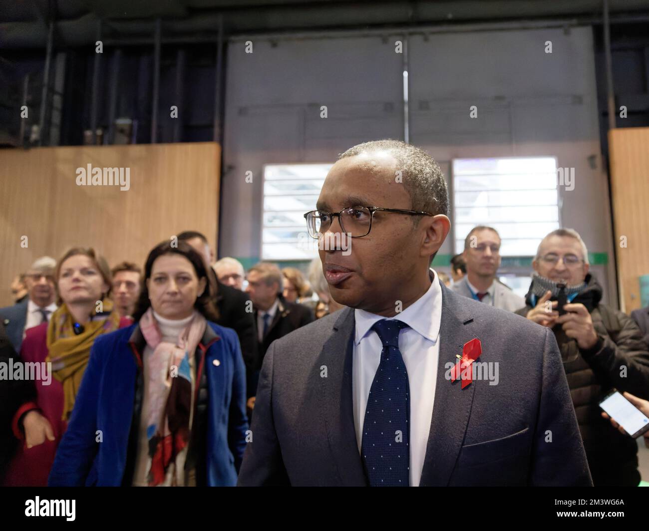 Paris, France.1th Dec, 2022. Pap Ndiaye, Minister of National Education ...