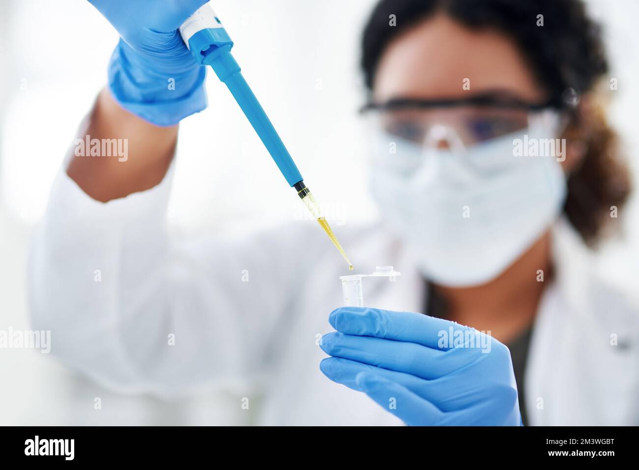 This might just work. a scientist conducting an experiment in a modern ...