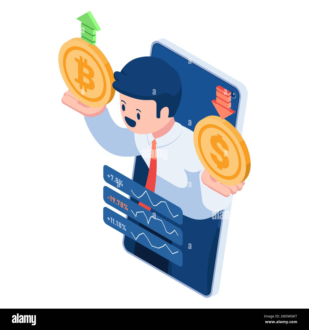 Crypto investment platform Stock Vector Images - Alamy