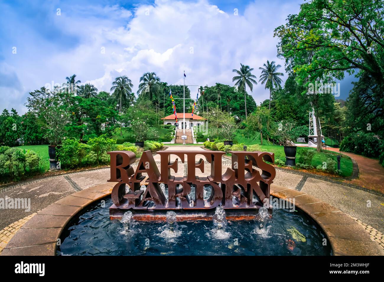 Raffles Garden - This garden is named after Sir Stamford Raffles (1781 ...