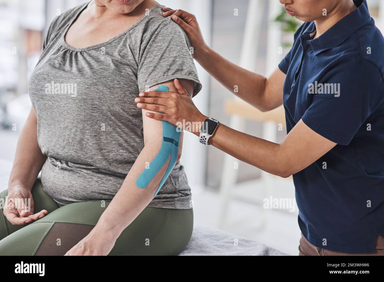 Supportive taping also helps reduce injury reoccurrence. an ...