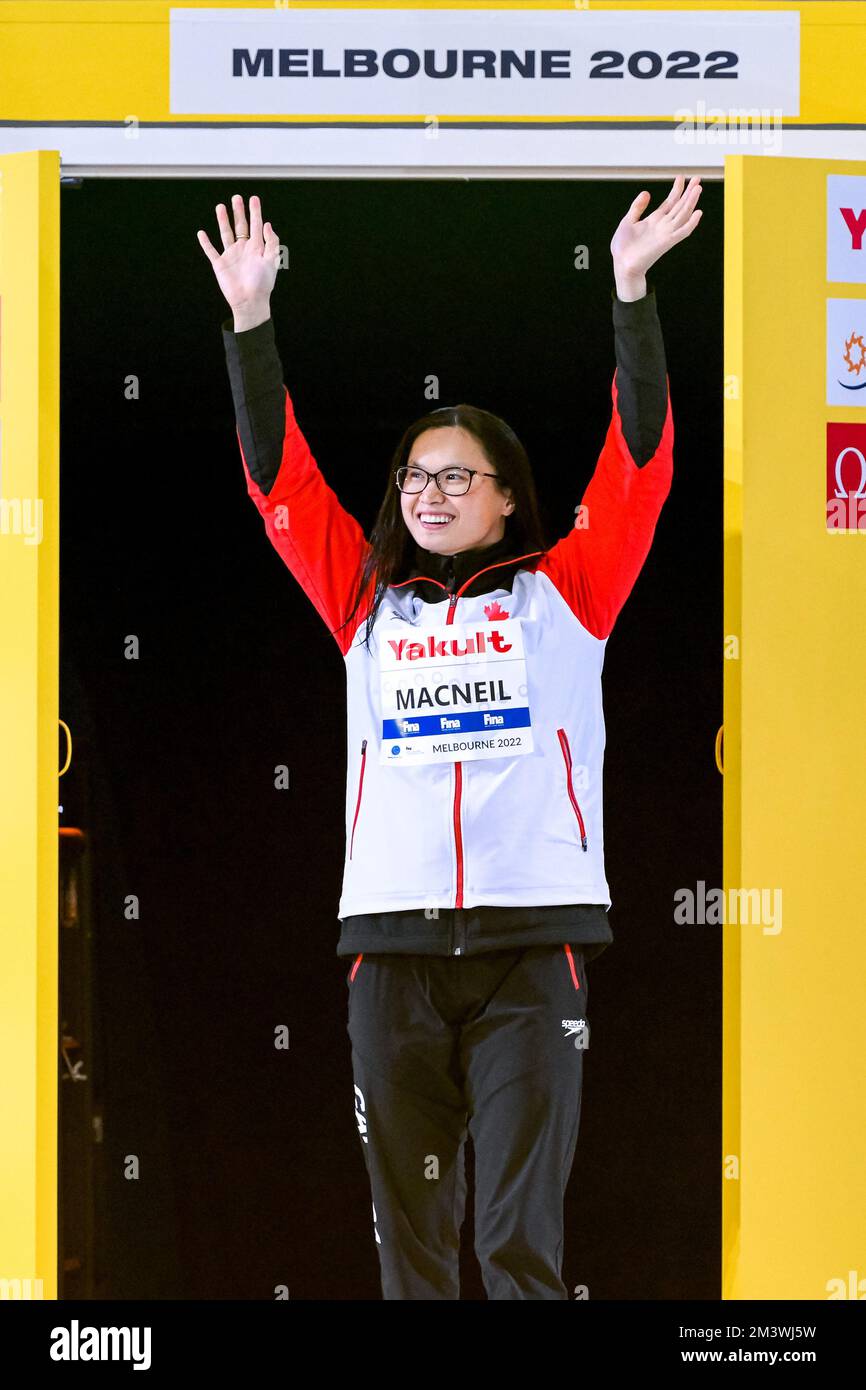Margaret Macneil of Canada celebrates after winning the gold medal in ...