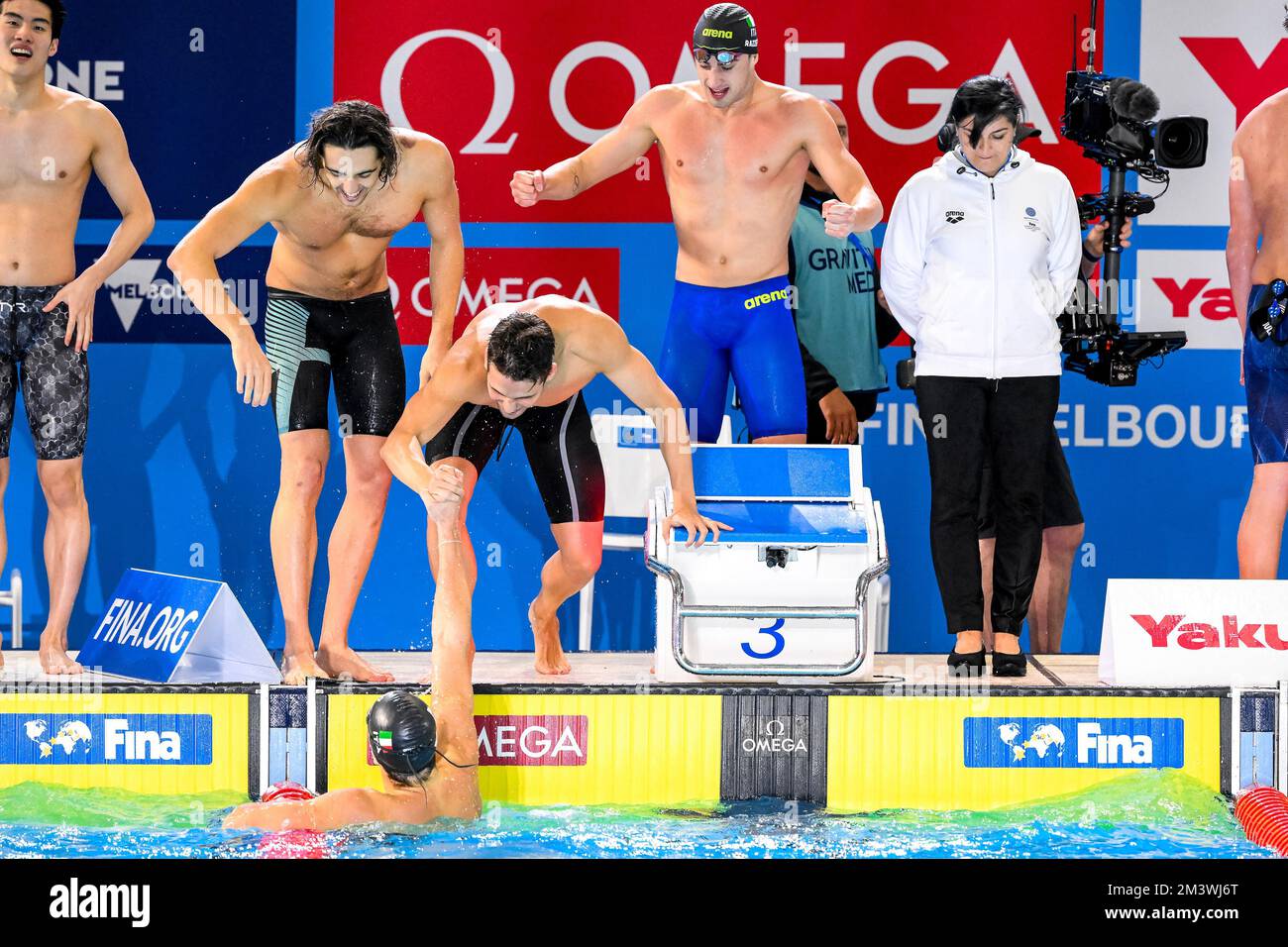 Matteo Ciampi, Thomas Ceccon, Alberto Razzetti, Paolo Conte Bonin of ...