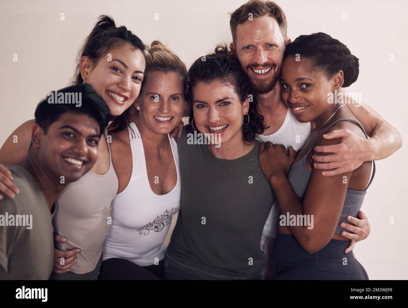 Group portrait active people hi-res stock photography and images - Alamy