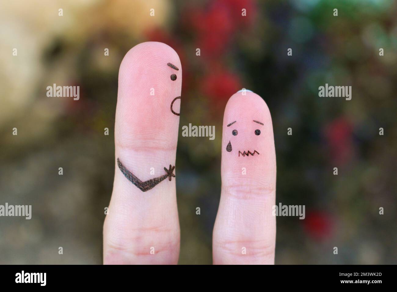 Child scolded by parent hi-res stock photography and images - Alamy