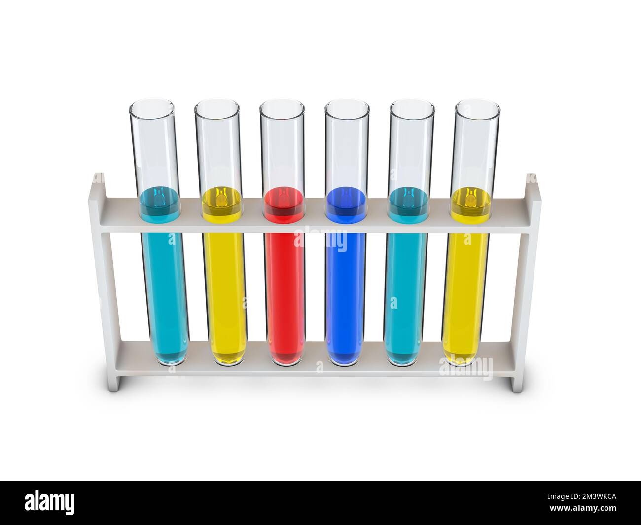 3d render test tubes hi-res stock photography and images - Alamy