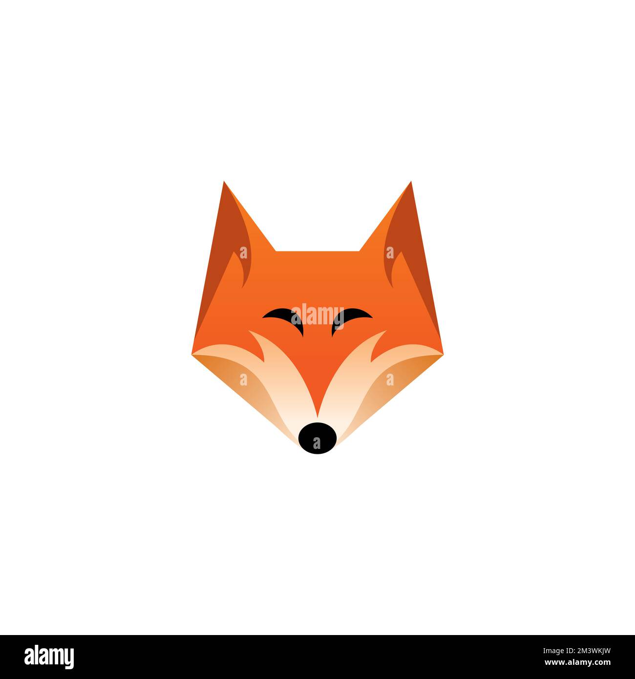 Fox Mascot Vector Illustration. Fox Logo Modern Design Stock Vector ...