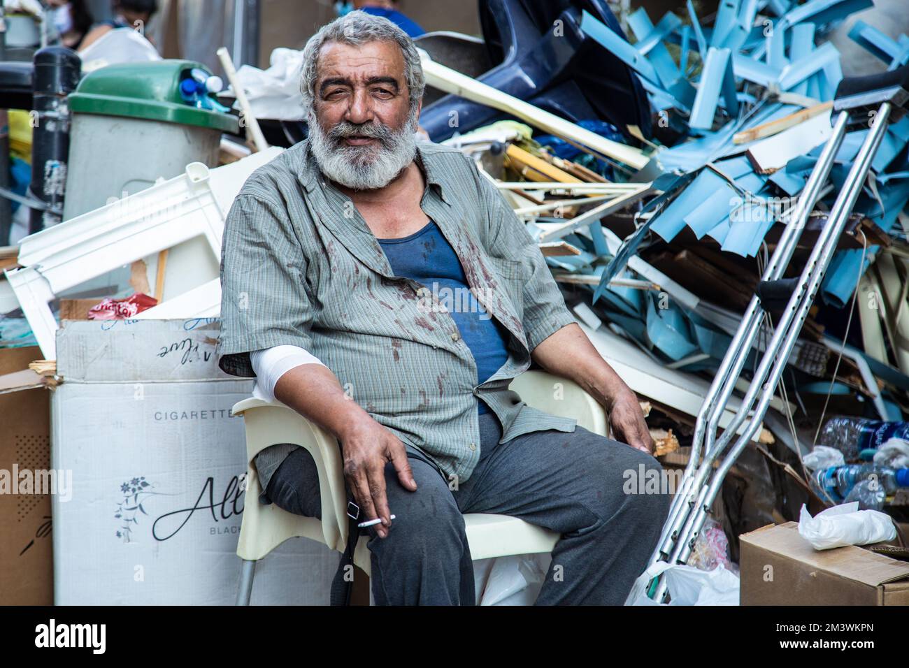 Beirut explosion port 2020 hi-res stock photography and images - Alamy