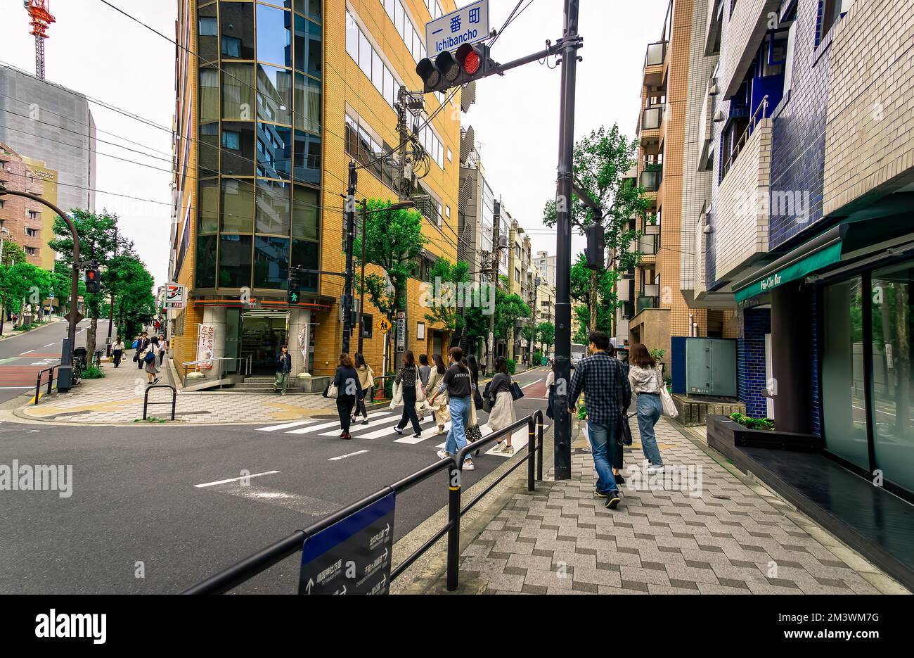 Japan house pedestrian crossing hi-res stock photography and images - Alamy