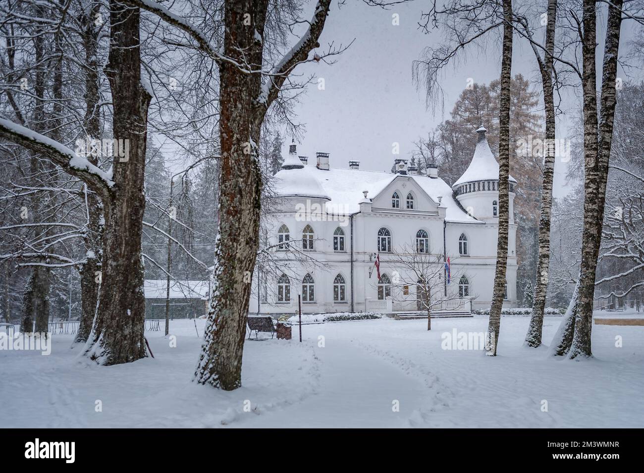 Baldone Manor, also called Baldone White Palace is one of most ...