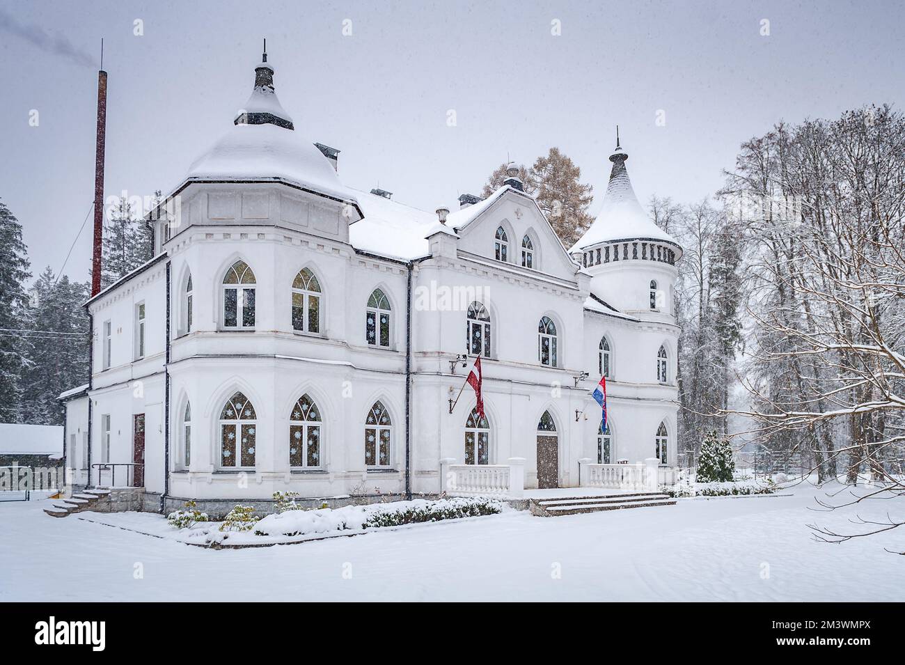 Baldone White Palace is one of most beautiful buildings in Baldone ...