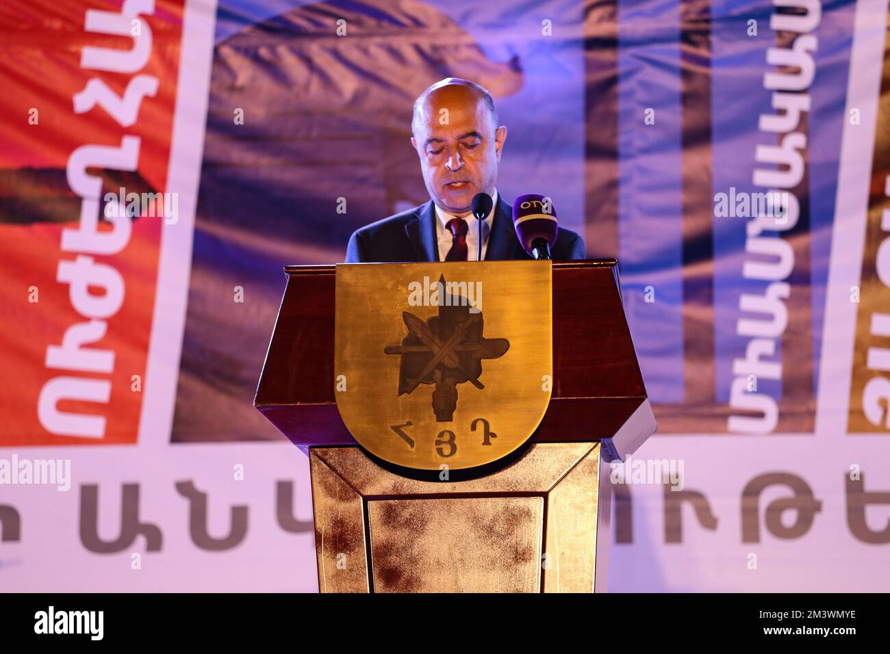 Paul Haydostian during The celebration of Armenia's First independence ...