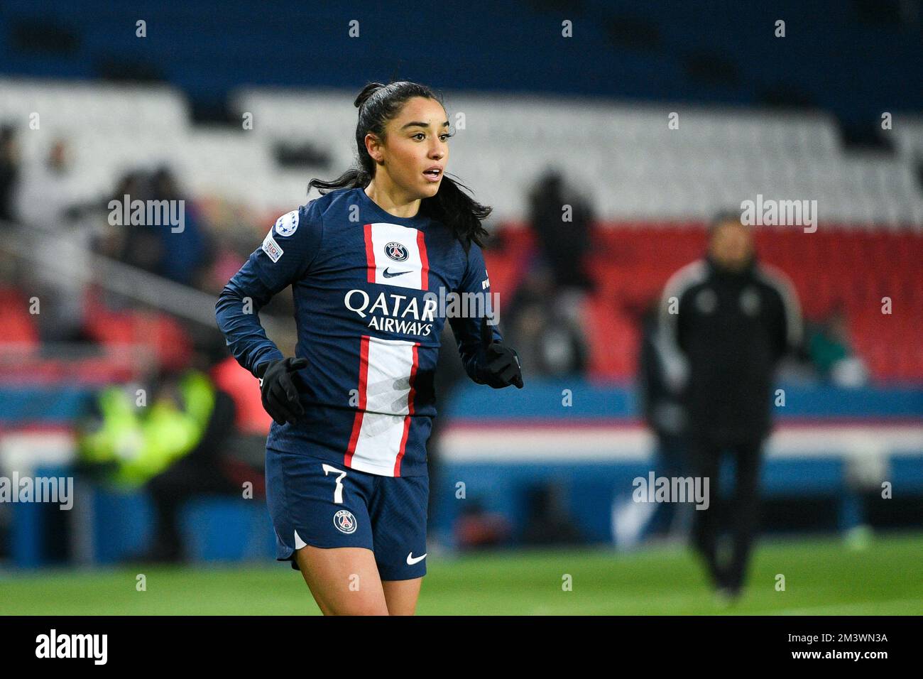Sakina Karchaoui of PSG during the UEFA Women's Champions League football match between Paris ...