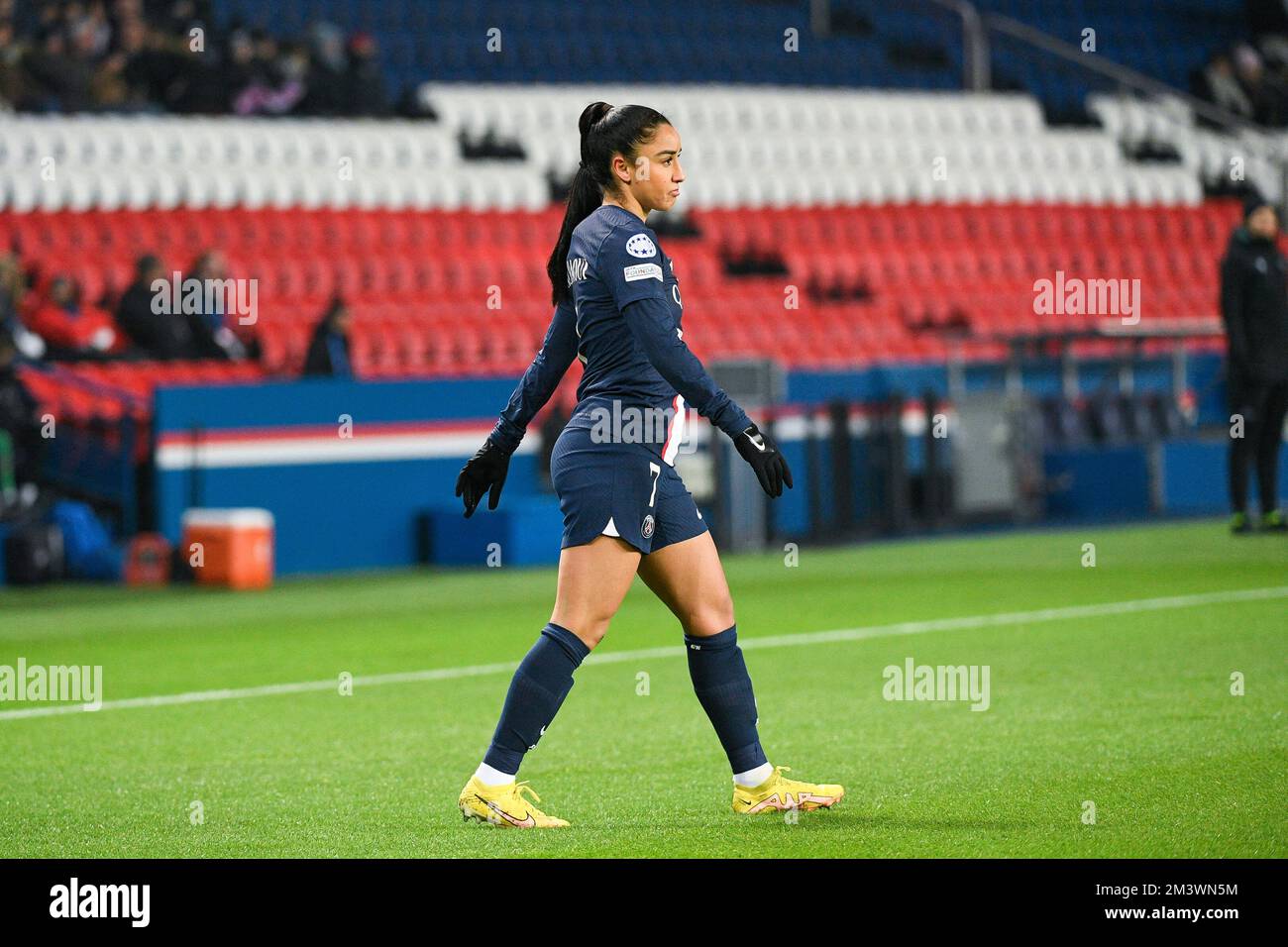 Sakina Karchaoui of PSG during the UEFA Women's Champions League football match between Paris ...