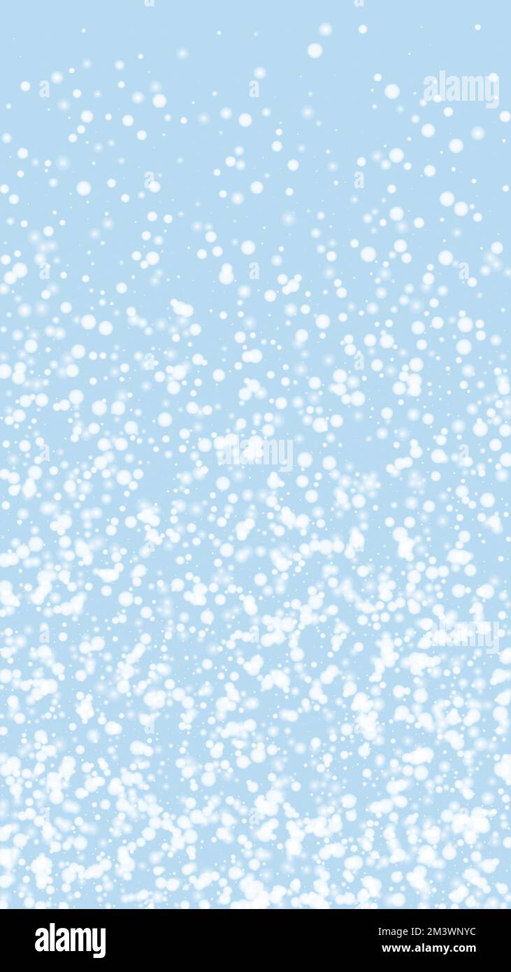 Snowfall overlay christmas background. Subtle flying snow flakes and ...