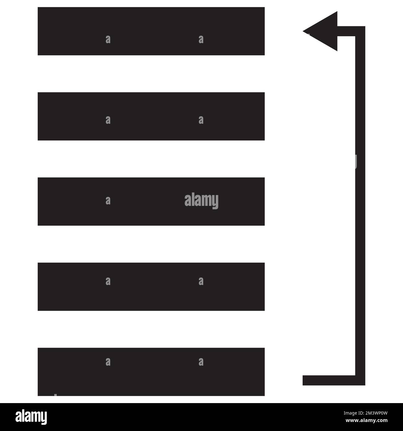 Reorder icon on white background. flat style Stock Photo - Alamy