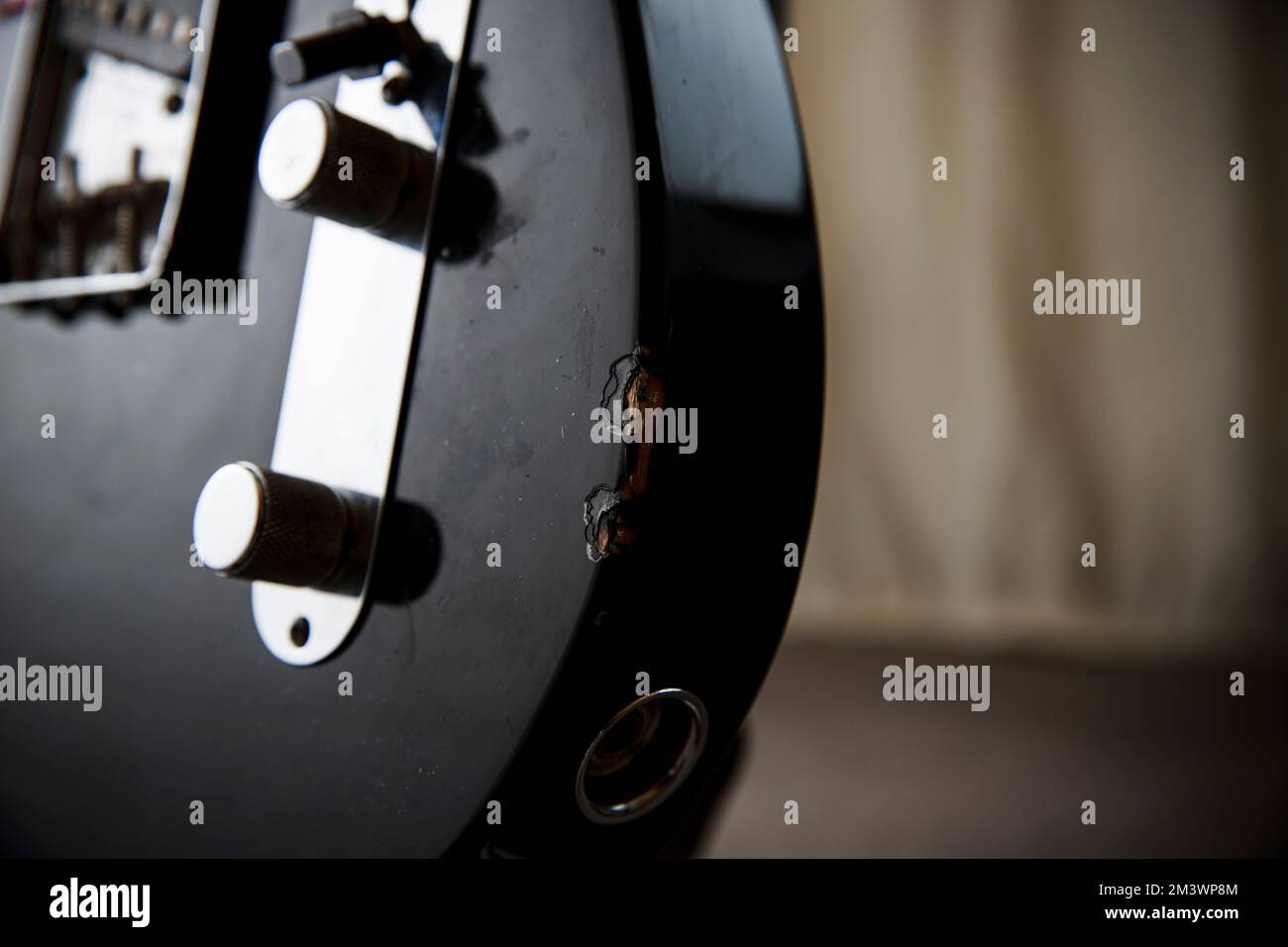 Wilko Johnson's red and black signature Fender Telecaster electric ...